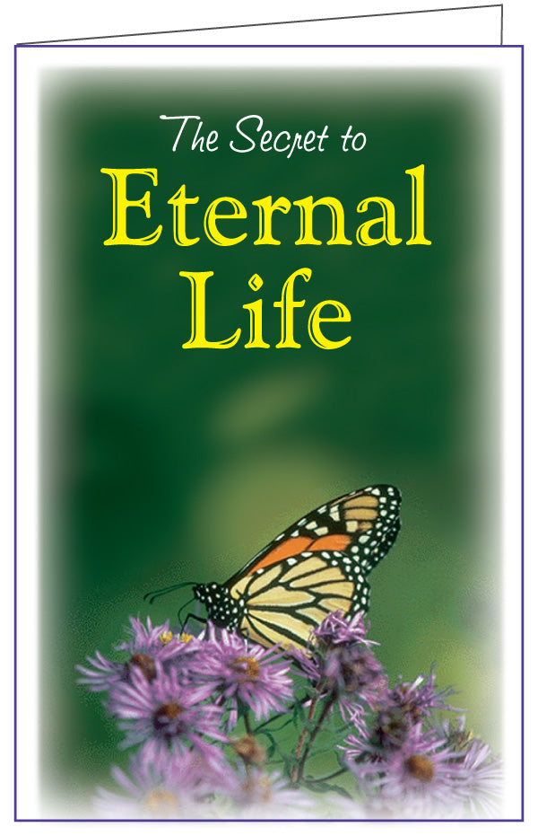 The Secret to Eternal Life (250 Bible tracts $ .03 each) – Gospel-Tract.com